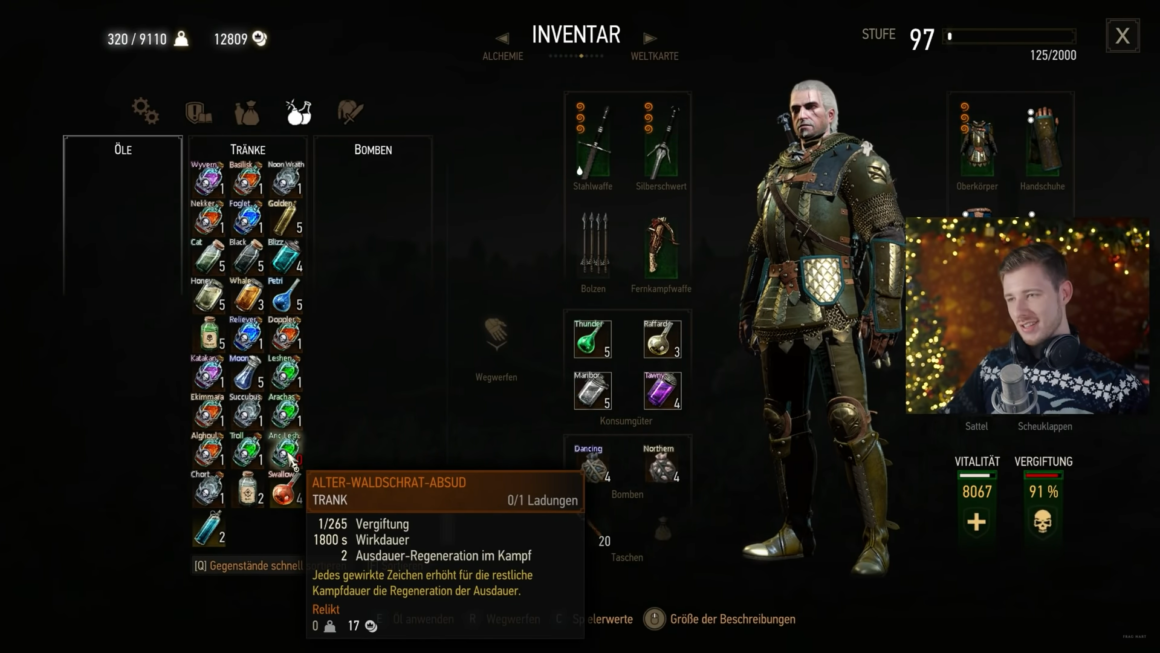 Unglaublich starker EIS-AARD-BUILD in The Witcher 3: Wild Hunt - Gametasy